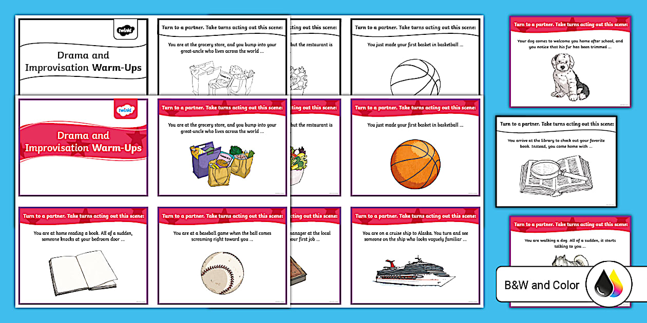 Drama Warm Ups for Elementary | Resource | Twinkl USA