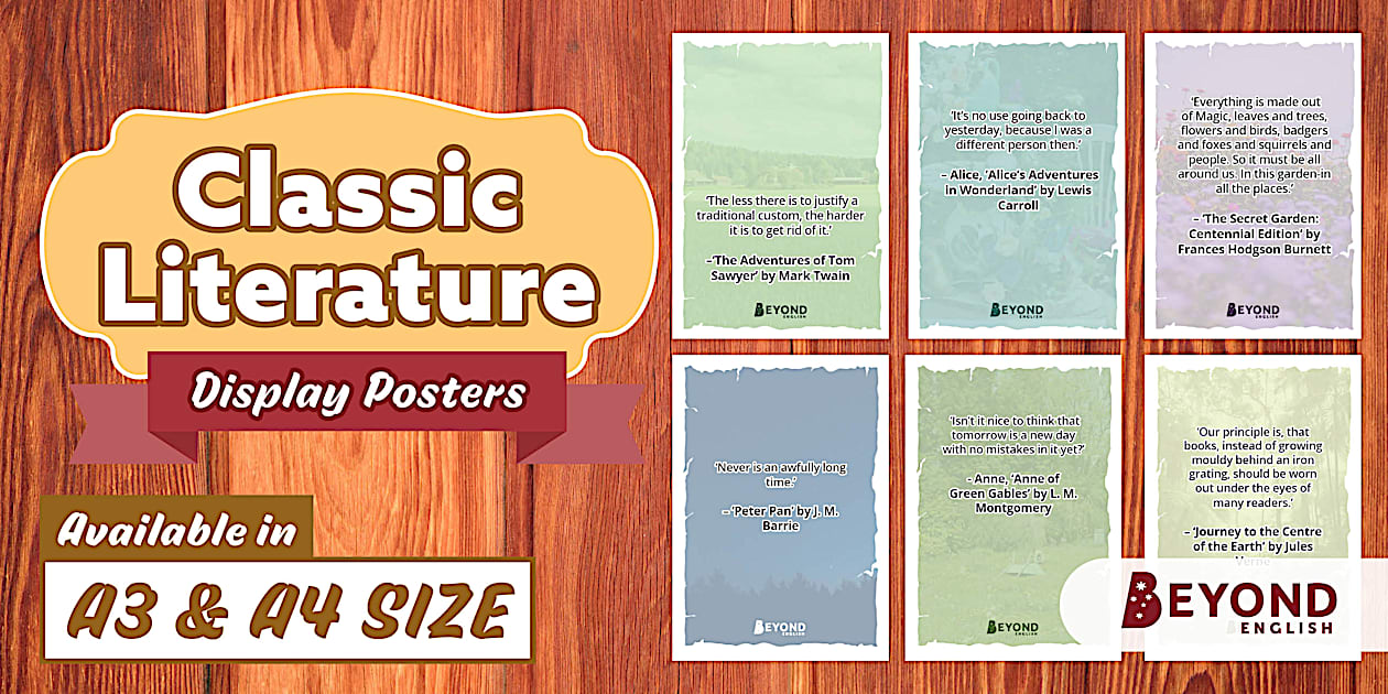 Classic Literature Posters