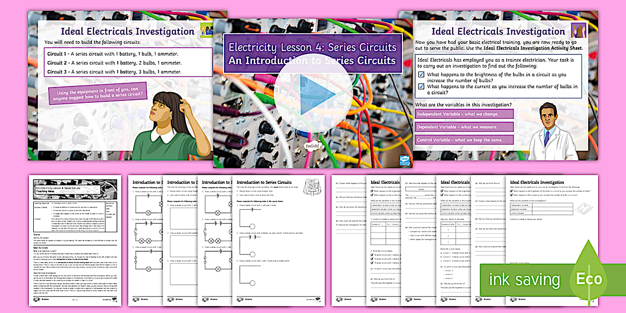 KS3 Electricity Lesson 4: Series Circuits Lesson Pack