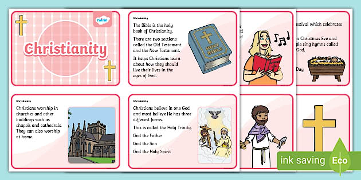 KS1 Christianity Fact Cards - Twinkl - KS1 (teacher made)