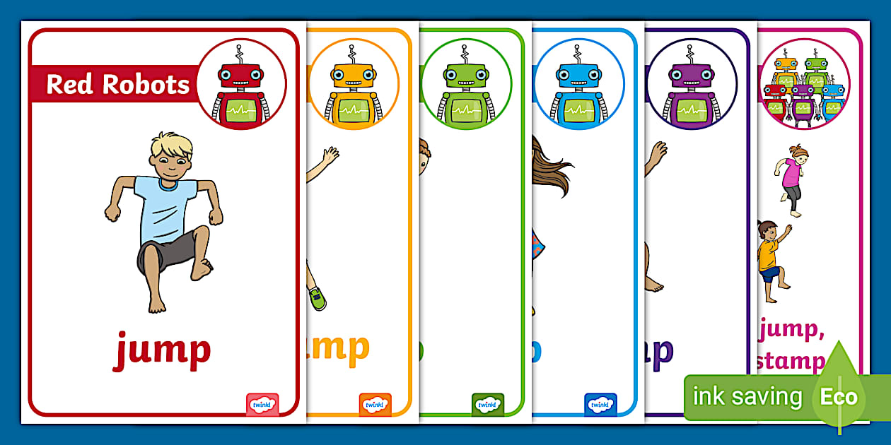 Robot Action Posters | Twinkl (teacher made) - Twinkl