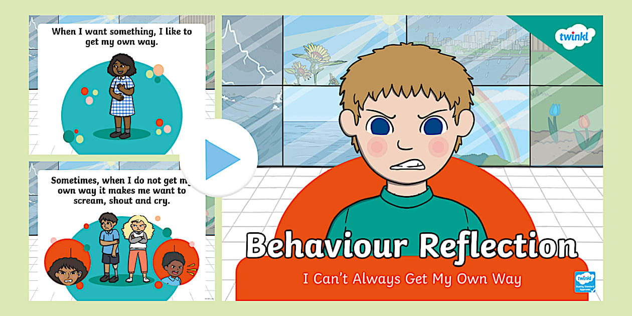 Behaviour Regulation: I Can't Always Get My Own Way