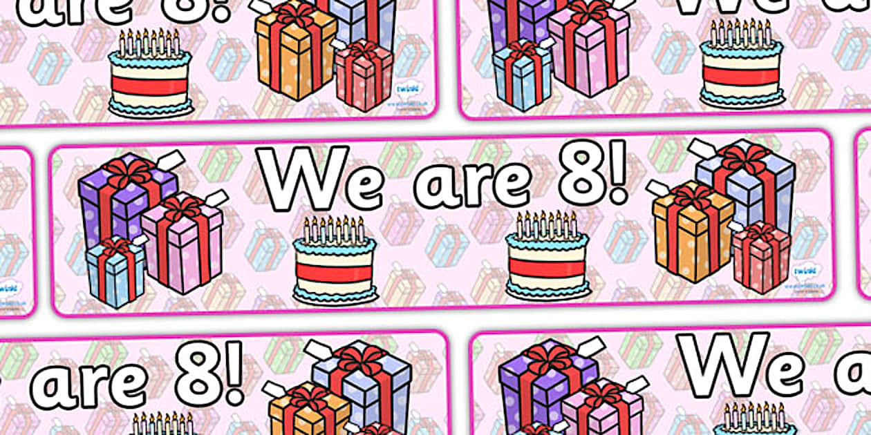 👉 We Are Age Display Banners (teacher made) - Twinkl