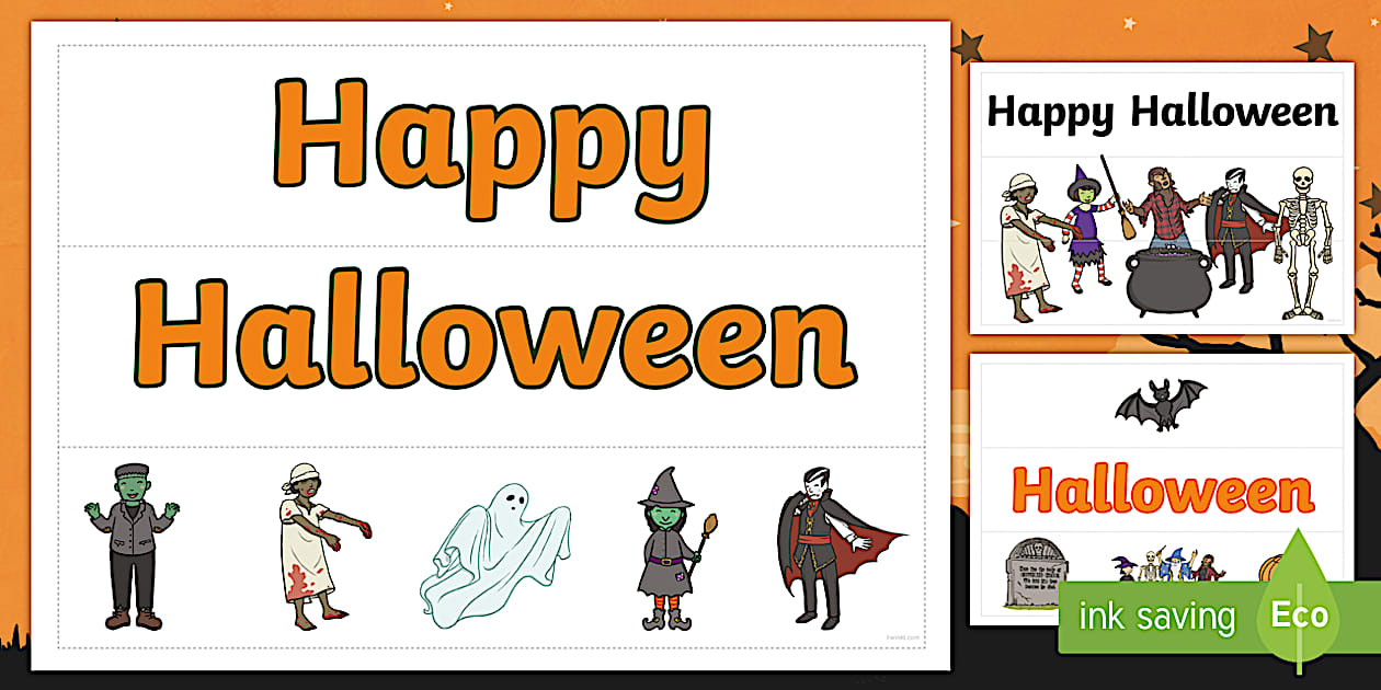 SA Halloween Light Box Inserts (teacher made) - Twinkl