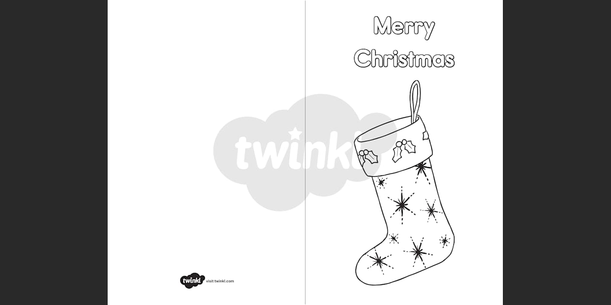 free christmas card template black and white
