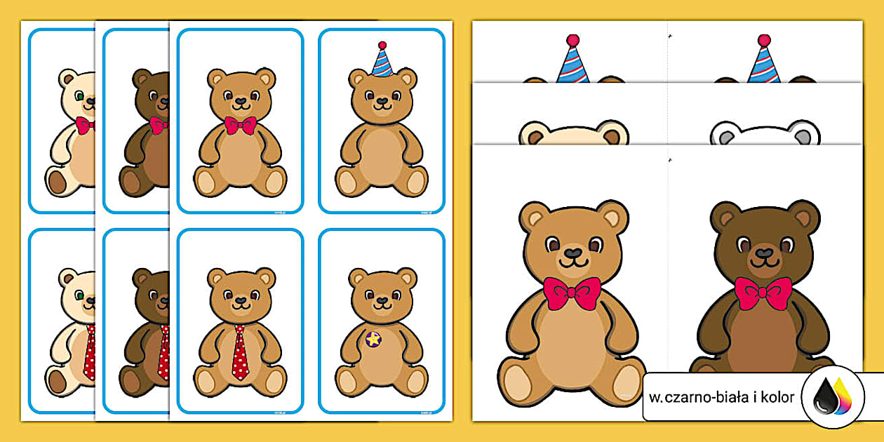 Dzień Pluszowego Misia | Dopasuj misie | Sortowanie