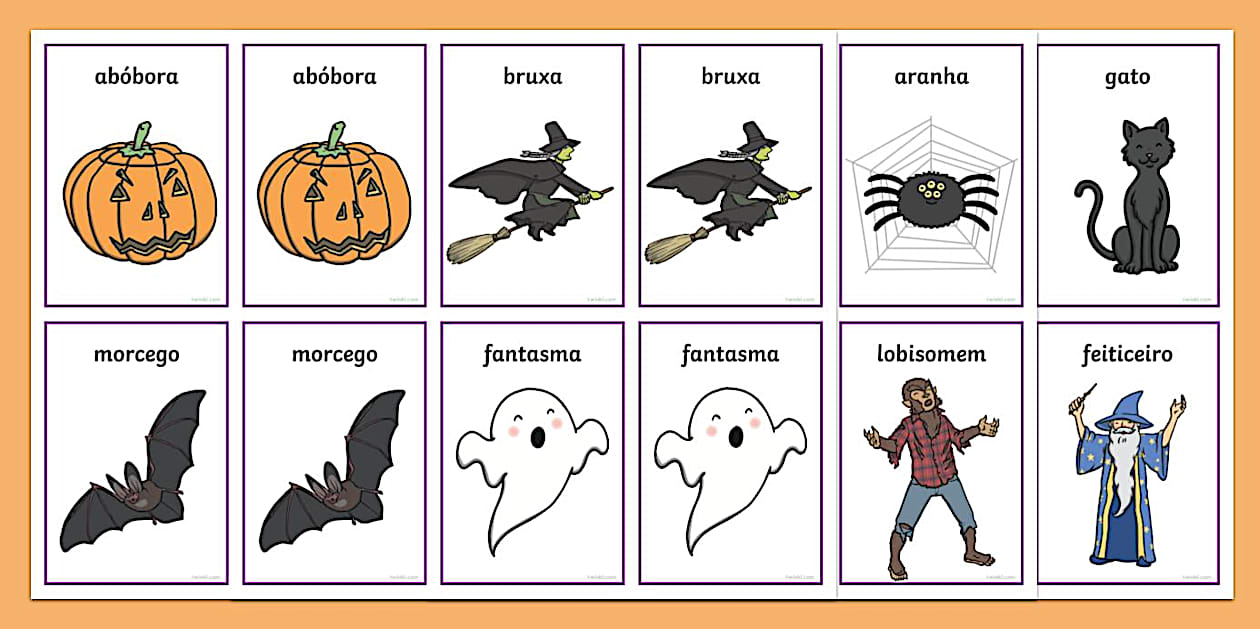 Jogo da Memória de Halloween (Hecho por educadores)