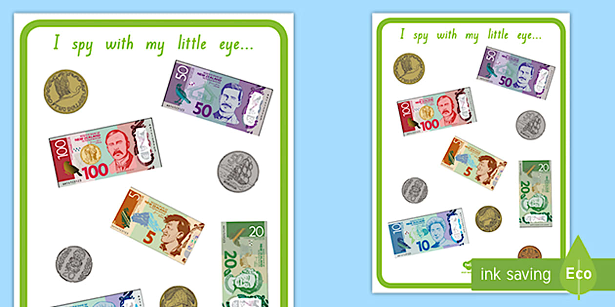 Money I Spy Activity (professor feito) - Twinkl
