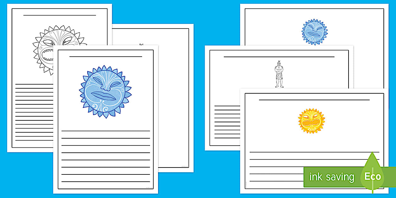 Māui and the Sun Writing Frames (teacher made) - Twinkl