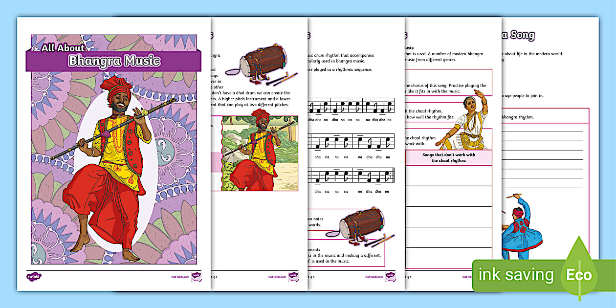 👉 KS2 All About Bhangra Music Activity (teacher made)