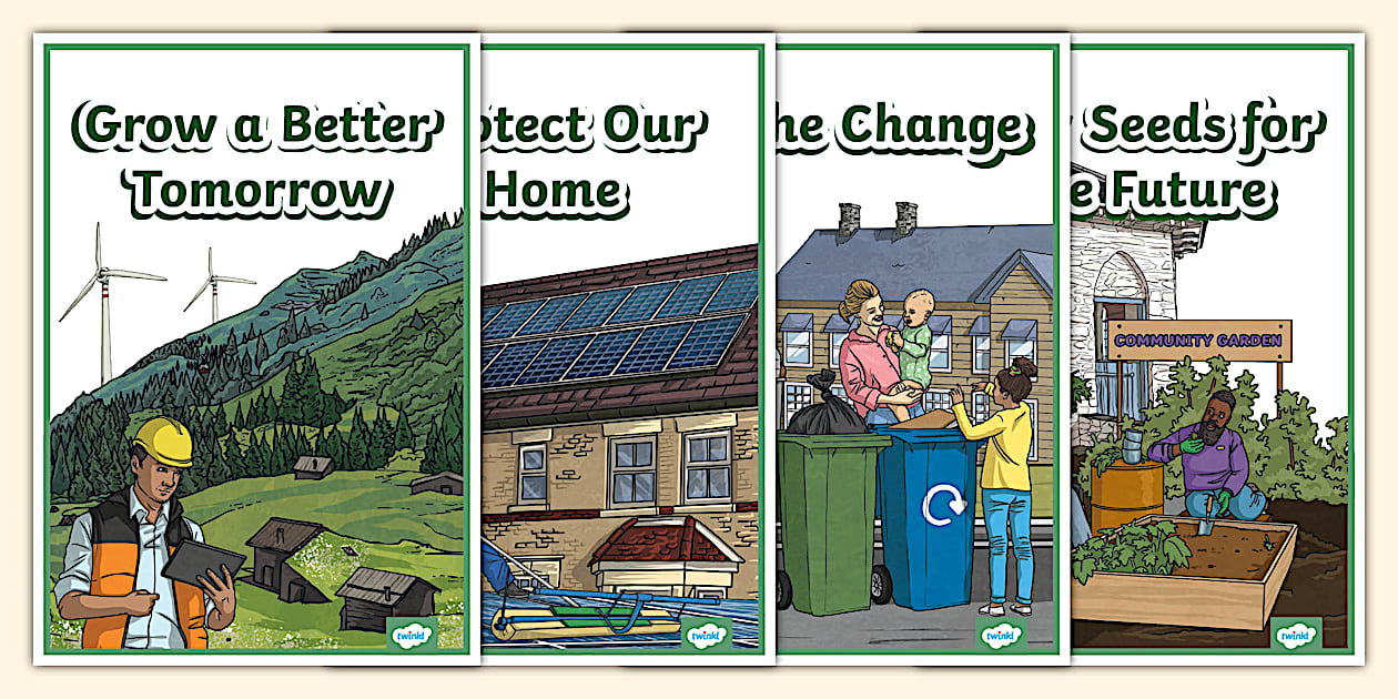 STEM Motivational Posters – Sustainability (teacher made)