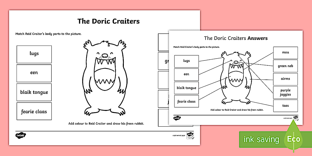 Doric Reid Craiter Worksheet / Worksheet (Teacher-Made)