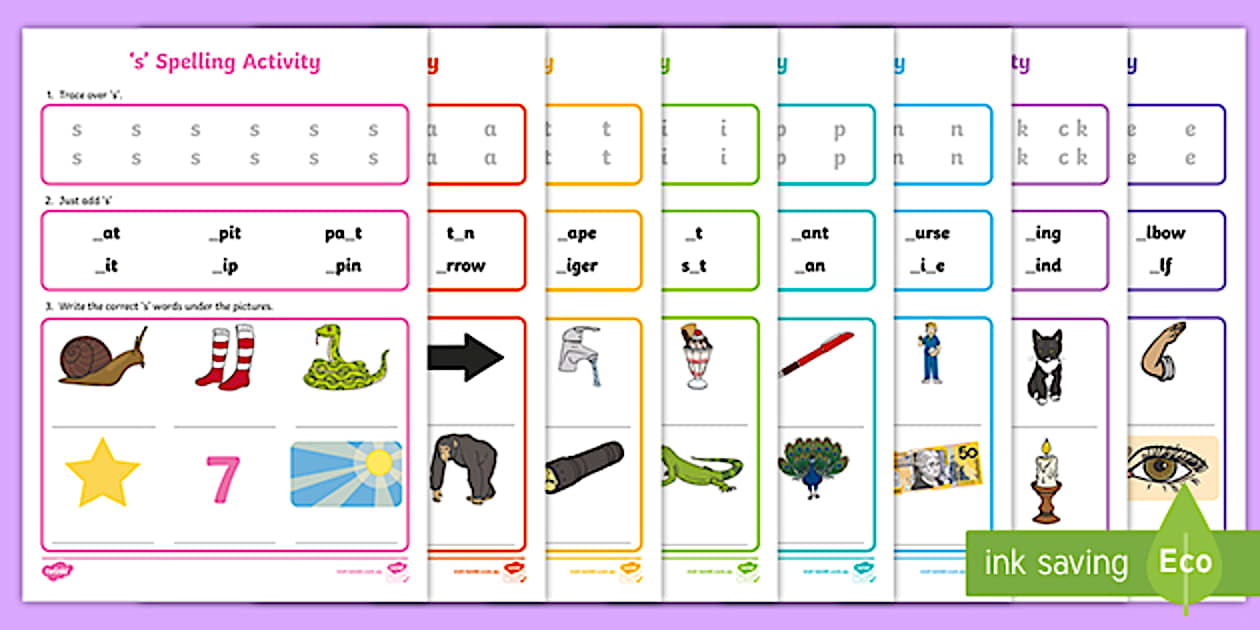 NSW Sound Spelling Worksheets (professor feito) - Twinkl