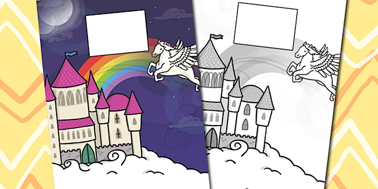 Fairytale Themed Calendar Template (teacher made) - Twinkl