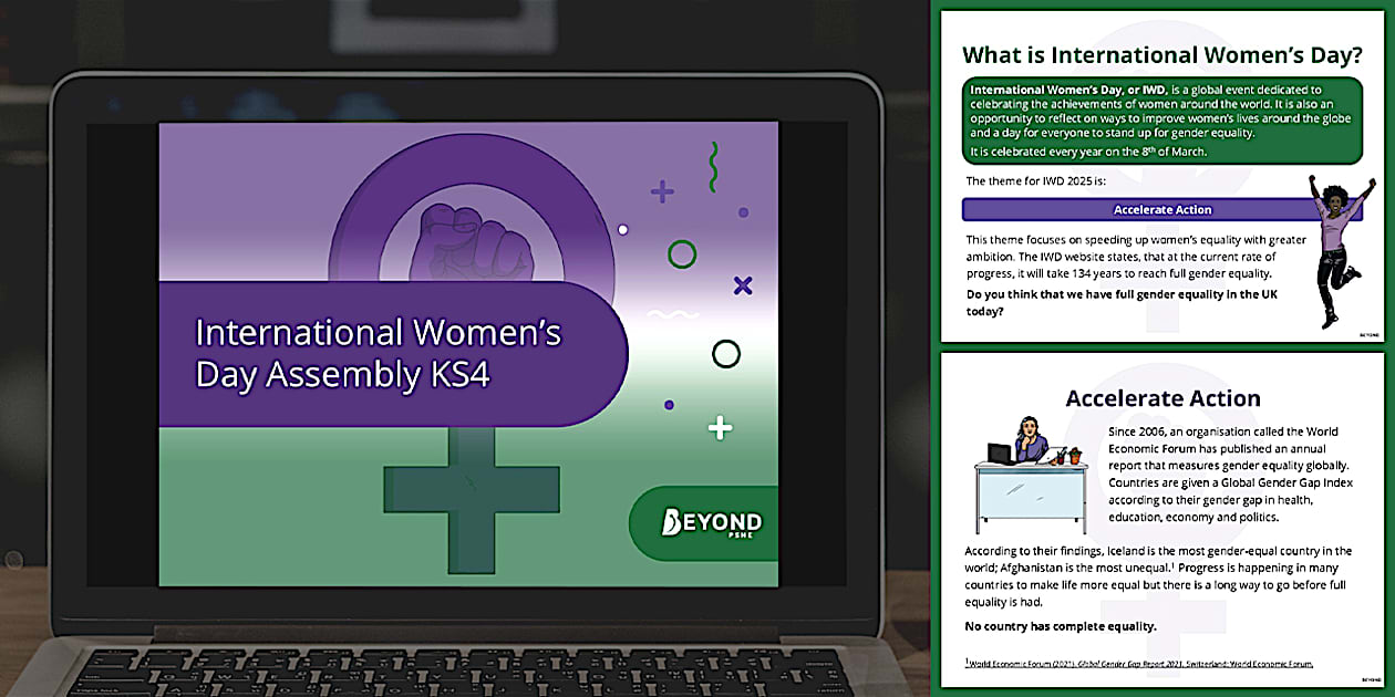 IWD KS4 Assembly (teacher made) - Twinkl