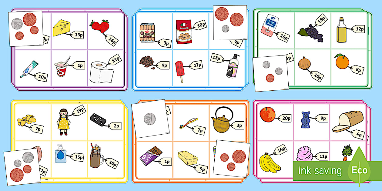 Supermarket Bingo (teacher made) - Twinkl