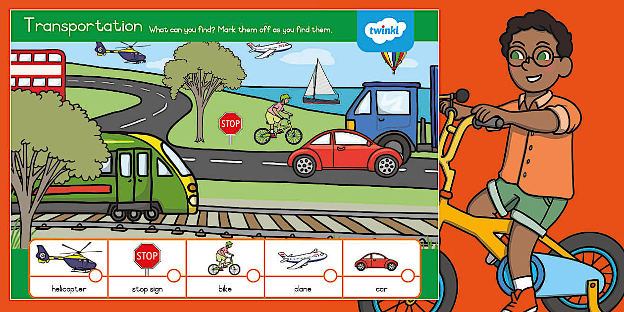 Grade R Transportation Activity Mat (Teacher-Made) - Twinkl