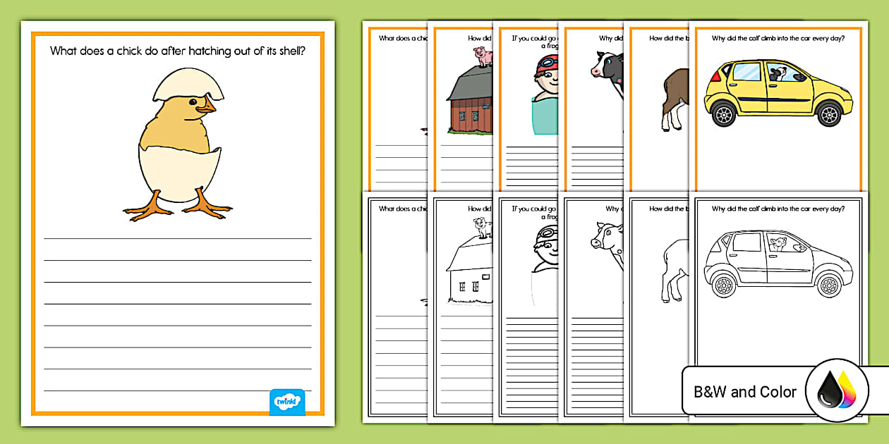 Spring Animal Writing Prompts and Photos | Twinkl USA