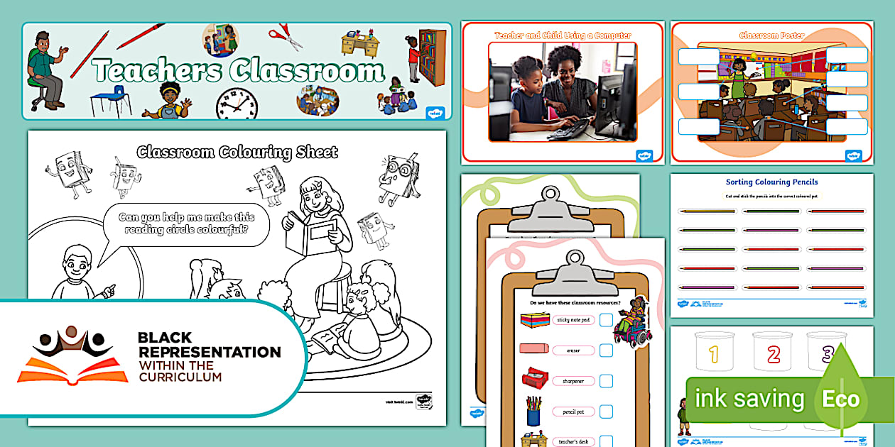 EYFS People Who Help Us - Diverse Teachers Role Play Pack