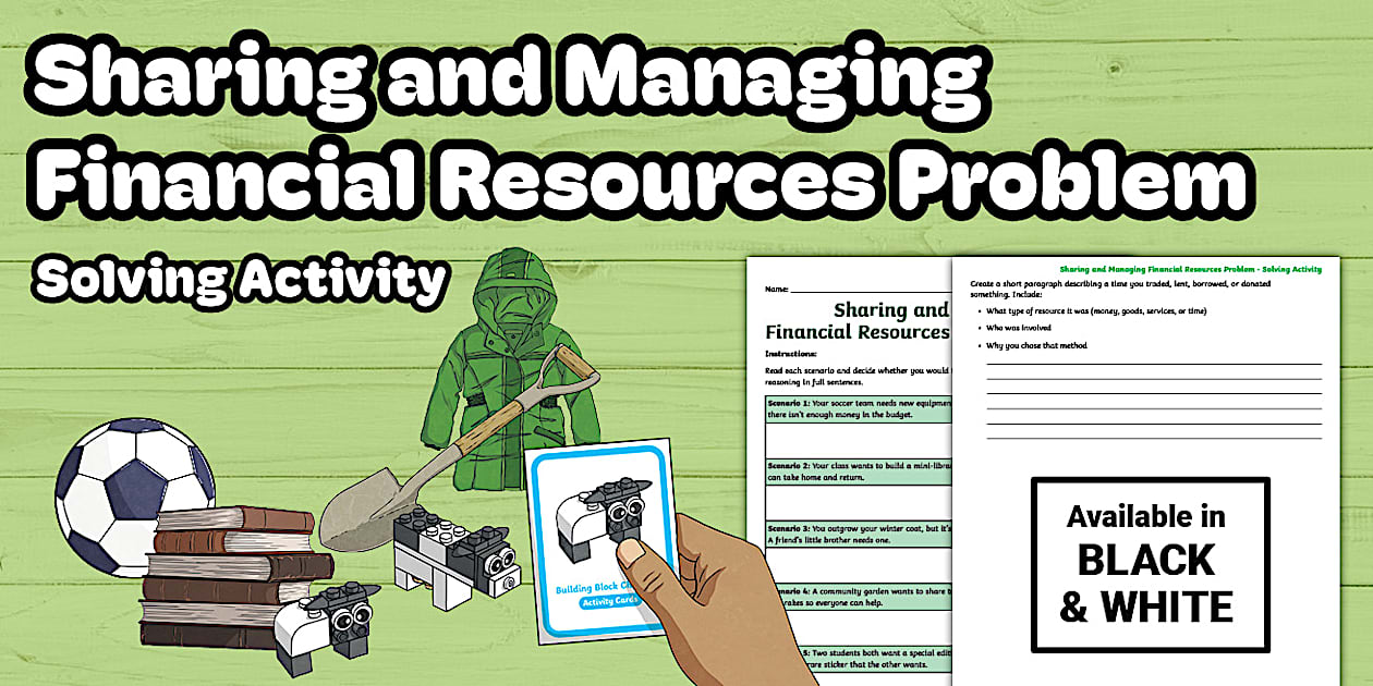 Sharing and Managing Financial Resources Problem-Solving