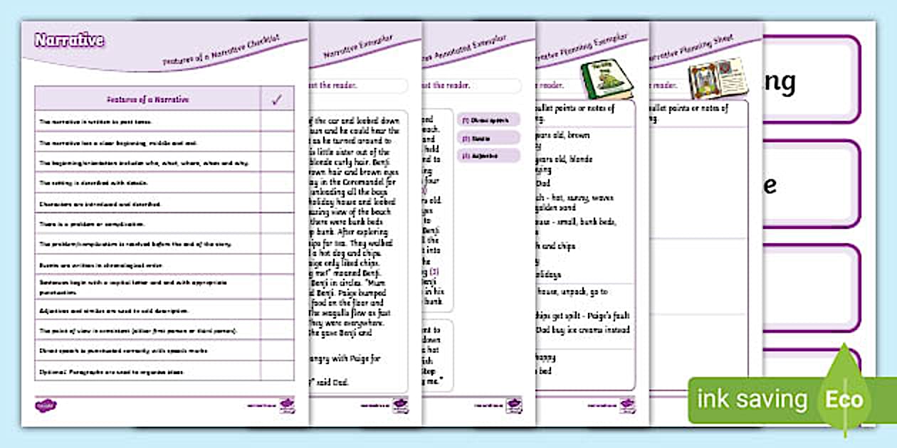 Level 2 Writing - Narrative Teaching Pack (teacher made)