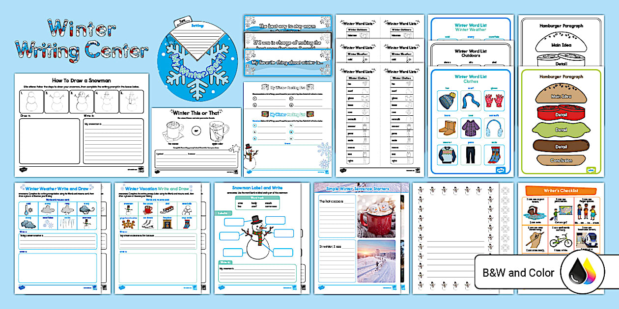 Printable Winter Worksheets for Kindergarten | Twinkl USA