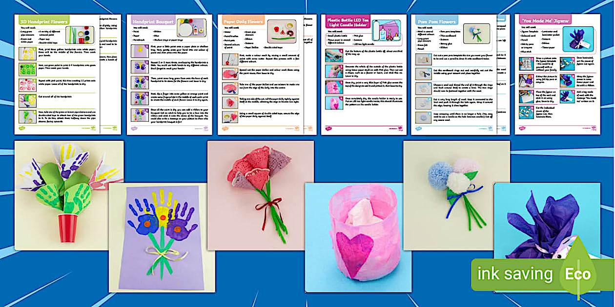 Mother's Day Art Activities Pack (Teacher-Made) - Twinkl