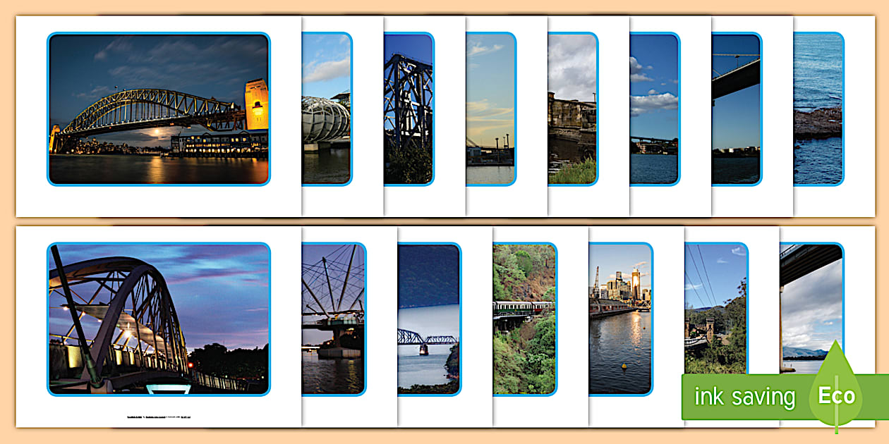 Australian Bridges Display Photos (teacher made) - Twinkl
