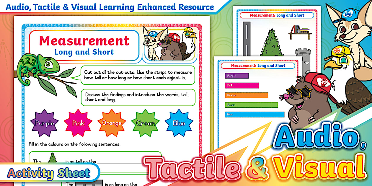 Maths - Activity Sheet: Long and Short (CAPS Aligned)