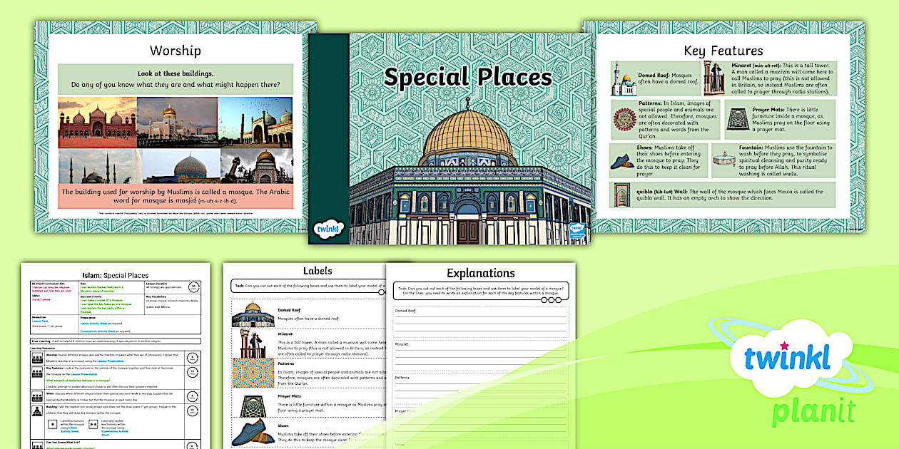 RE: Islam: Special Places Year 3 Lesson Pack 3 - Twinkl