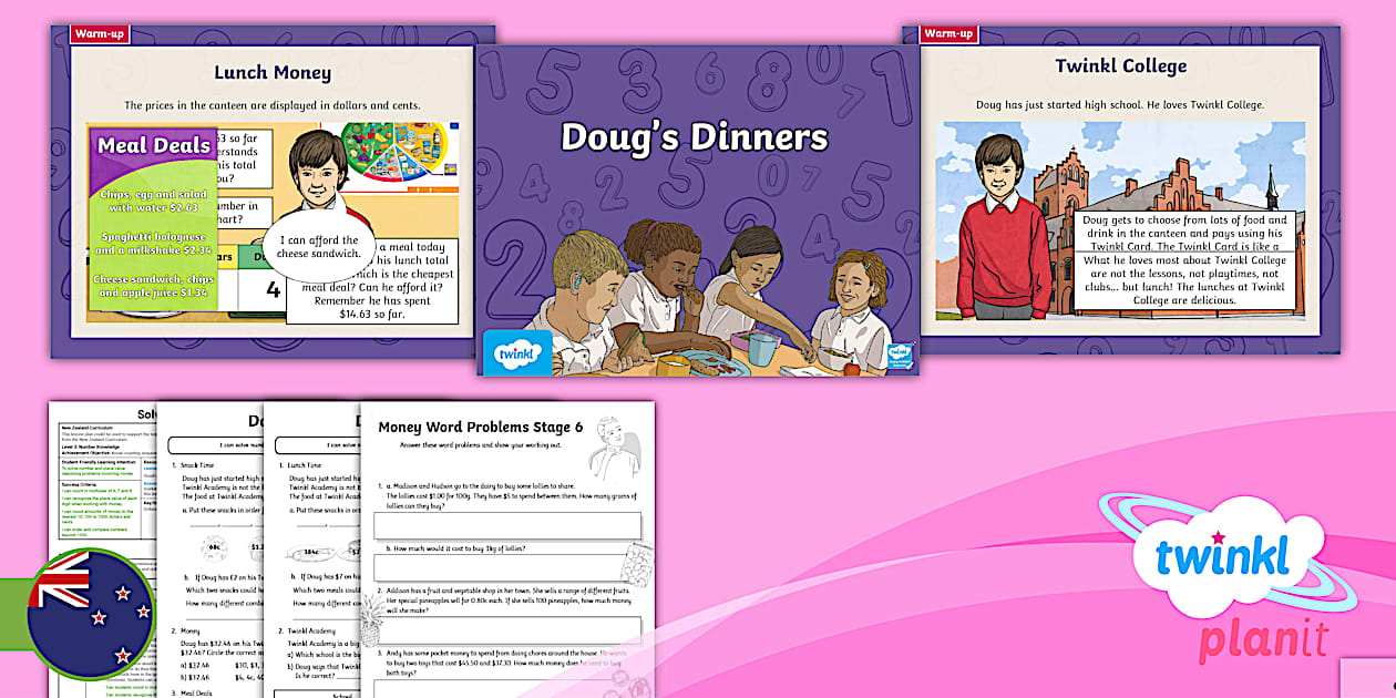 Level 3 Number Knowledge: SolveIt Doug's Dinner