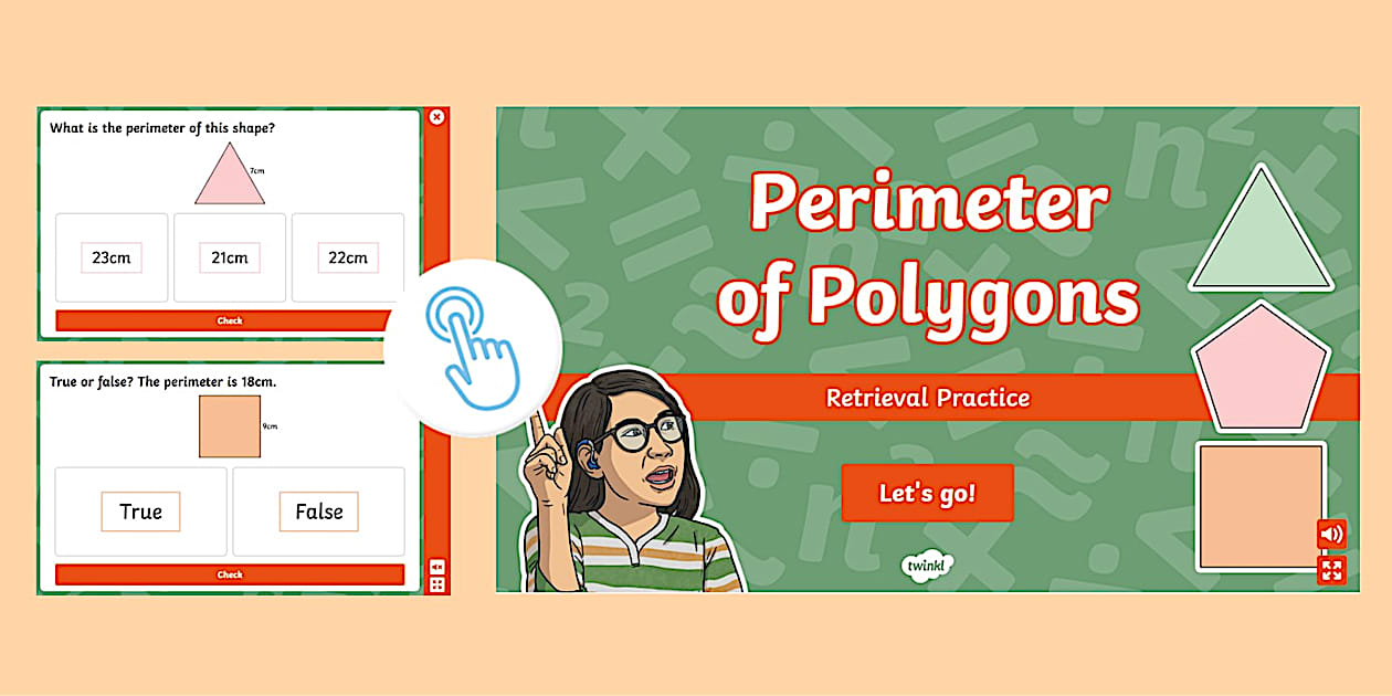 👉 Retrieval Practice: Perimeter of Polygons Maths Interactive Quiz