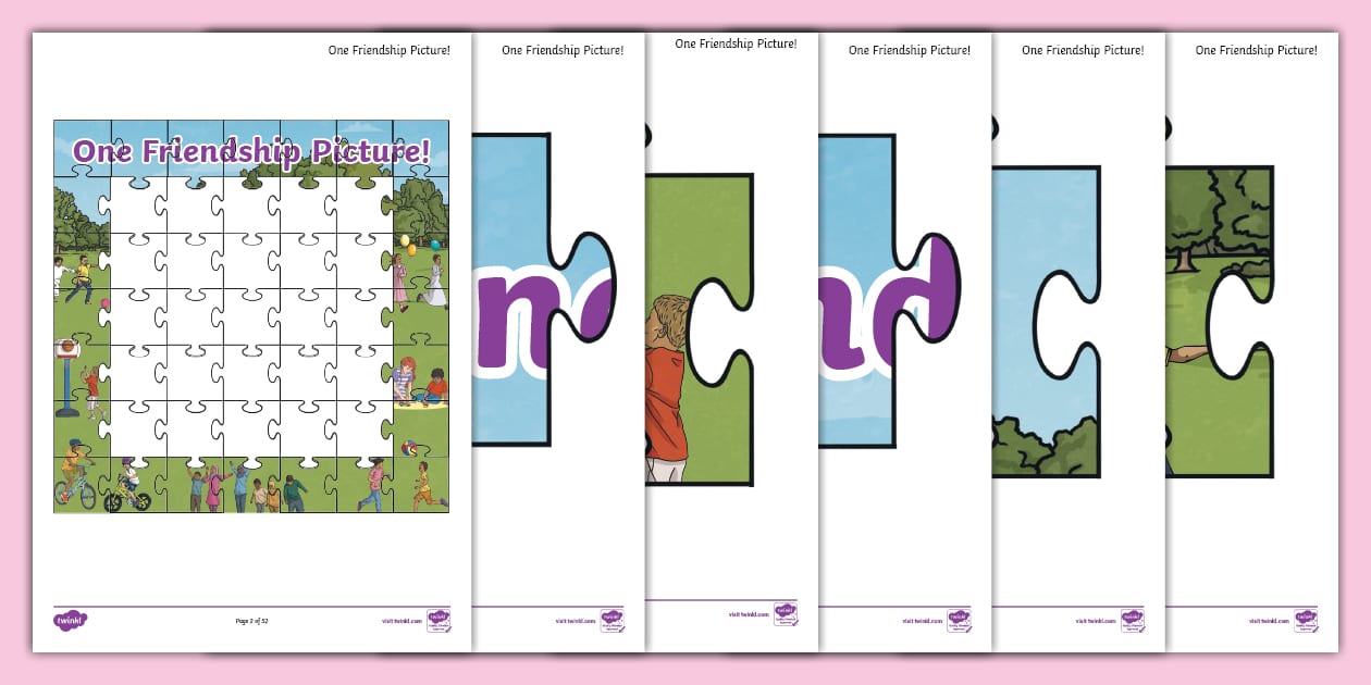 One Friendship Picture - Collaborative Art Project