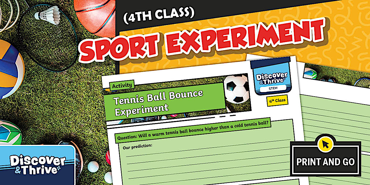 STEM Sport Experiment for 4th Class