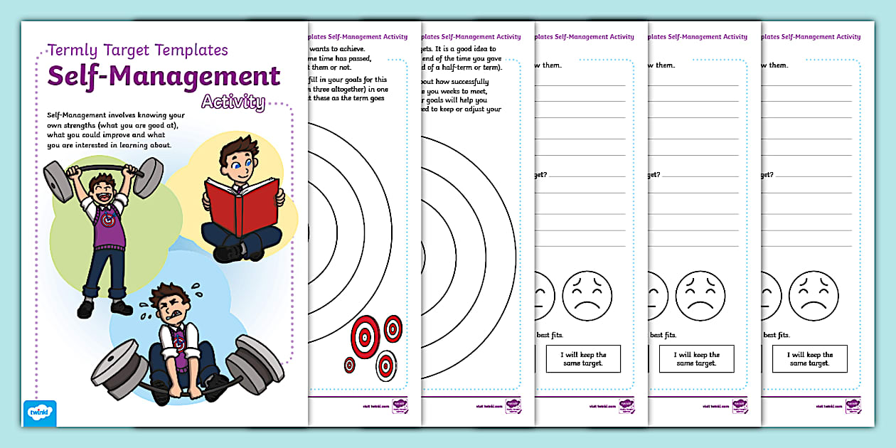 Termly Target Templates Self-Management Activity - Twinkl