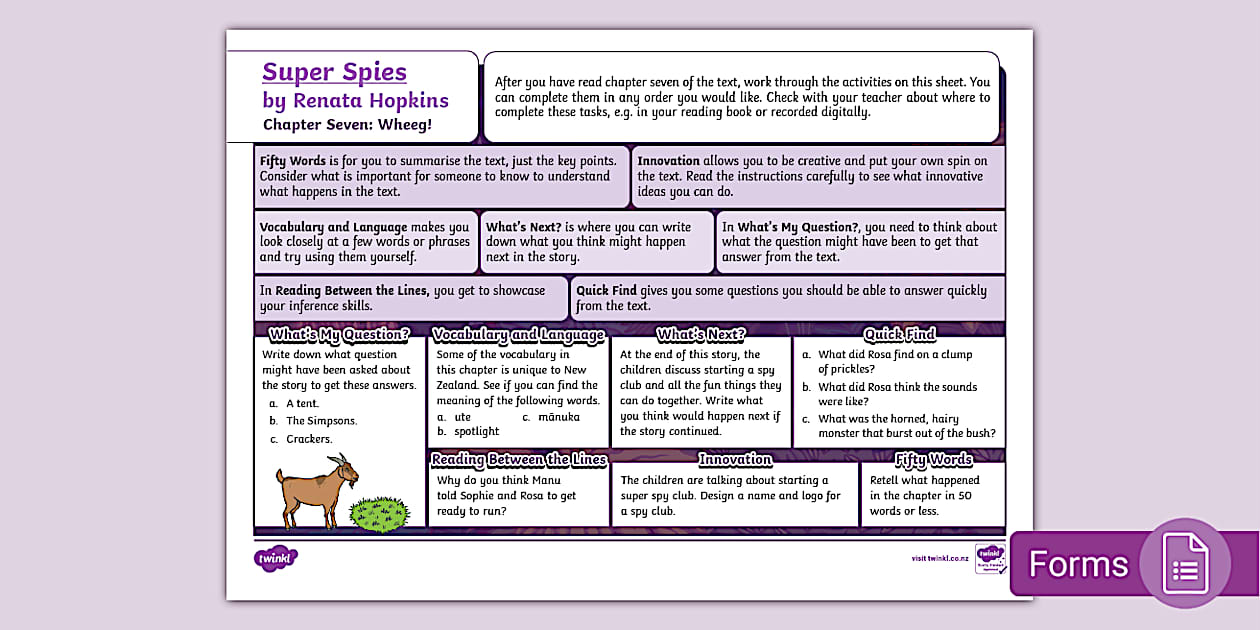 CHAPTERS September 2022: Super Spies - Chapter 7 Follow-Up