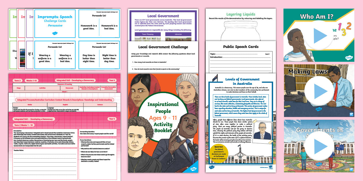 Teaching Democracy Resource Pack | Year 6 Integrated Units