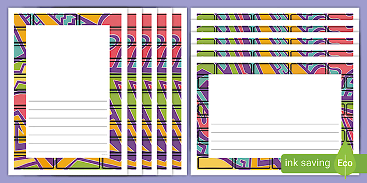 Graffiti-Themed Page Border Pack (teacher made) - Twinkl