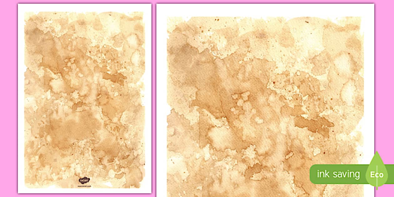 Tea Stained Paper Template | Writing Resources | KS1 | KS2
