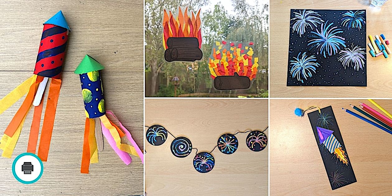 Firework Craft Pack | Bonfire Night Crafts (teacher made)