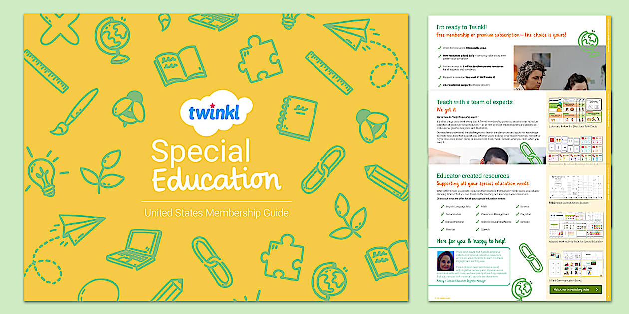 FREE! - Special Education Membership Guide - United States