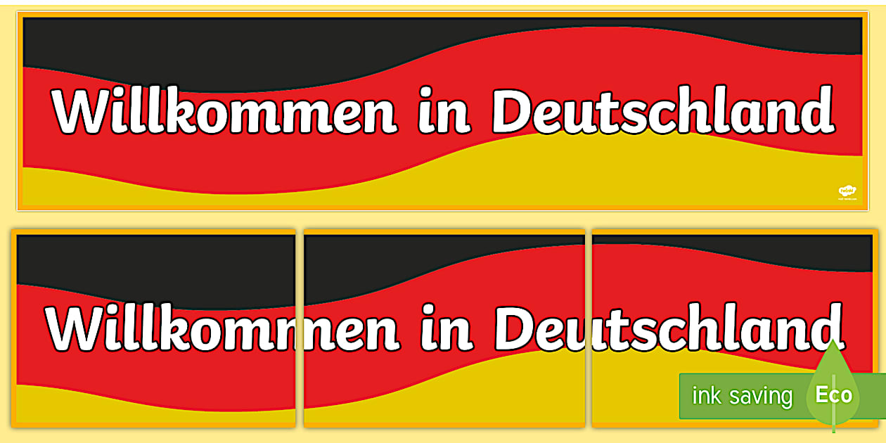 Germany Topic Display Banner German (teacher made) - Twinkl
