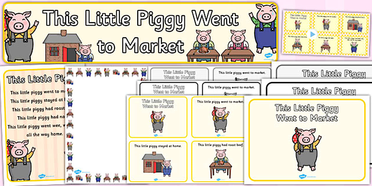 This Little Piggy Resource Pack (teacher made) - Twinkl