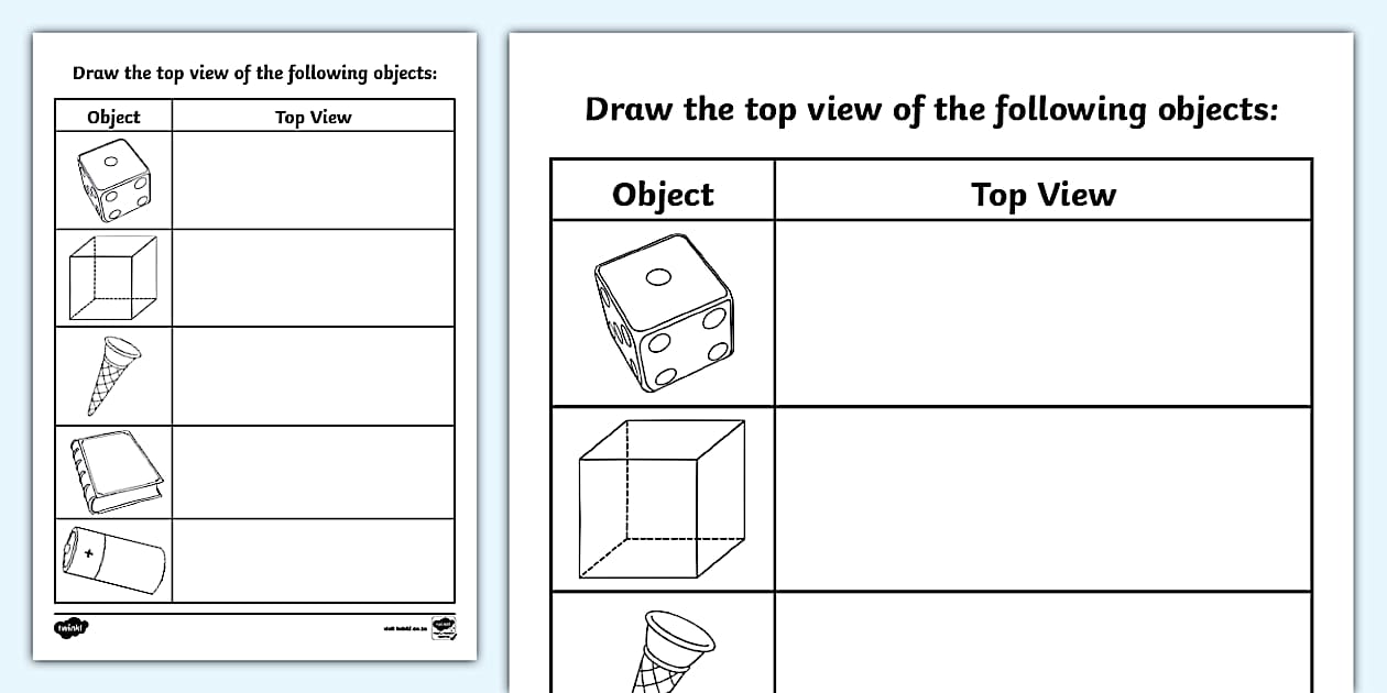 Space And Shape Worksheets Grade 3 - Twinkl South Africa