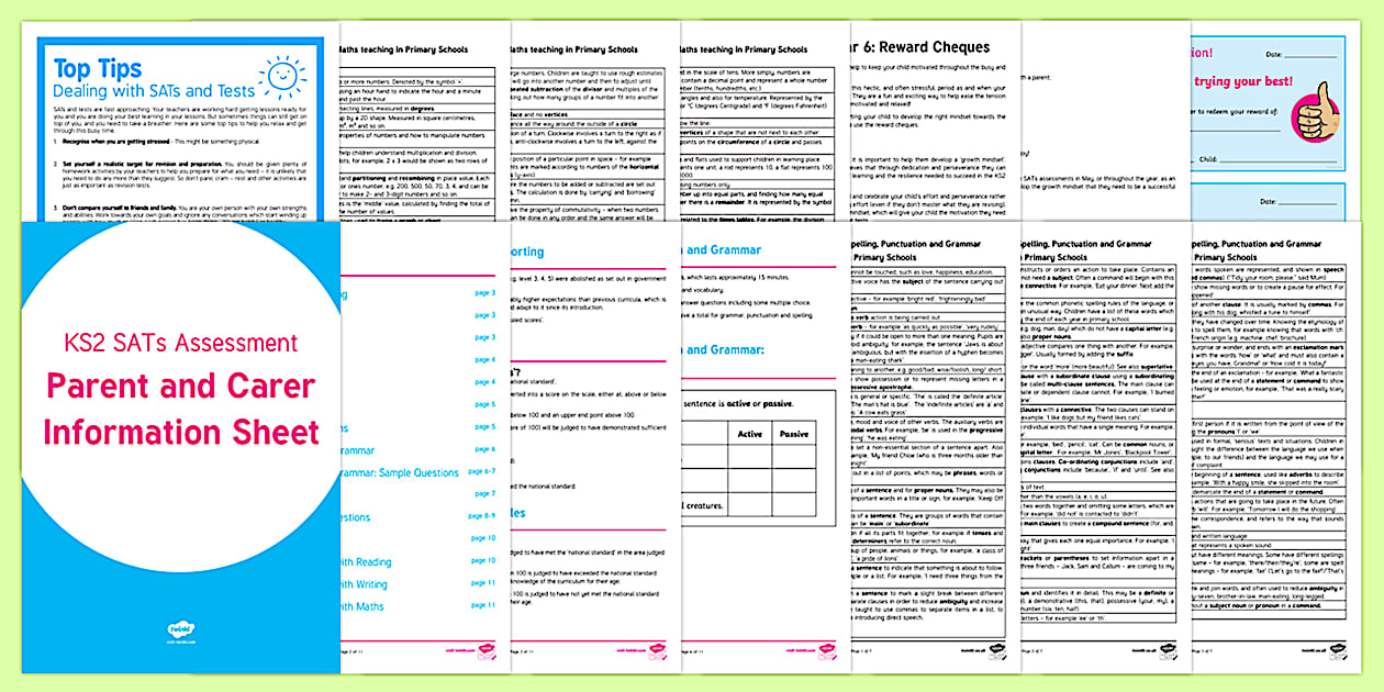 KS2 SATs Survival: Parents' Information Resource Pack