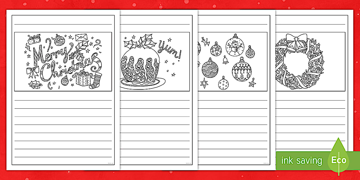Christmas Mindfulness Writing Frames Pack (teacher made)