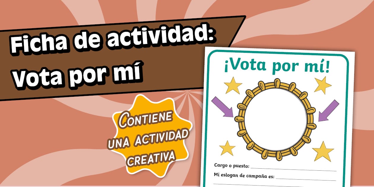 Ficha de actividad: Vota por mí