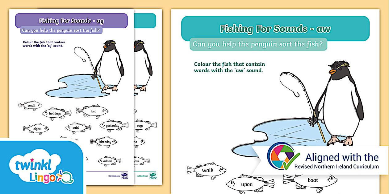 Phase 3a Fishing For Sounds (teacher made) - Twinkl