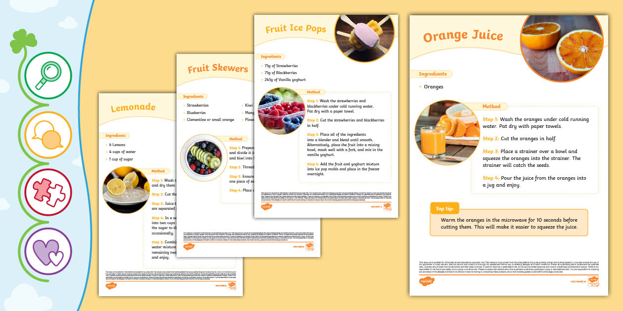 Sports Day Healthy Snack Recipes (teacher made) - Twinkl