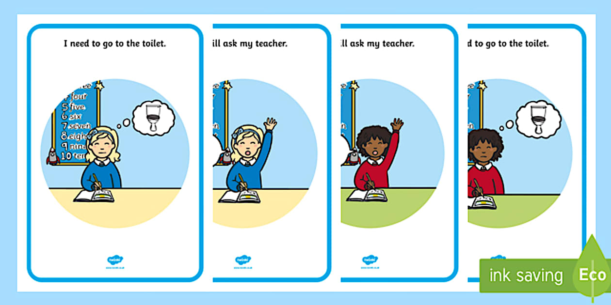 Editable Going to the Toilet Social Situation (teacher made)